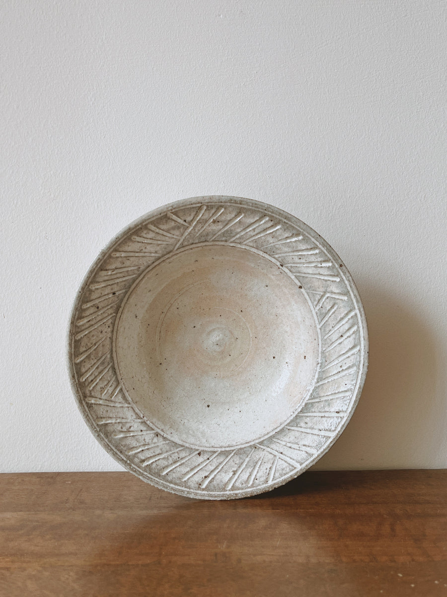 Japanese Kobiki Mishima Carving Cereal Bowl / Side Dish Bowl – STH ...